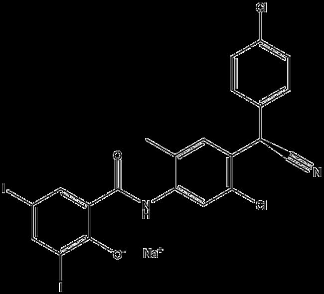 Apexbio Technology LLC Closantel Sodium,50mg CAS# 61438-64-0, Quantity ...