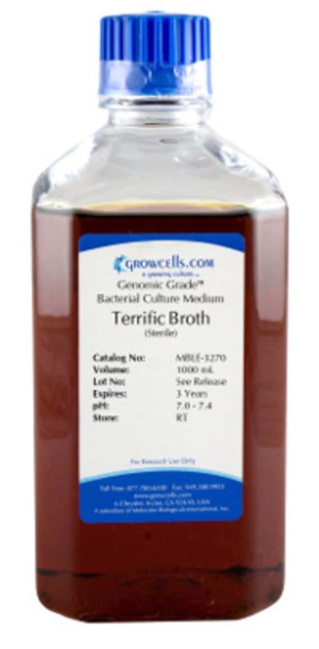 GrowcellsTERRIFIC BROTH 1L CS12 | Fisher Scientific