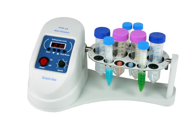 GRANT INSTRUMENTS Mini-rotator, vertical 360°, 5 to 30 rpm, holds 22 x ...