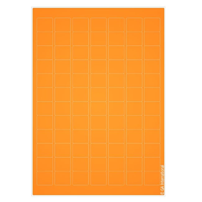 GA International Cryogenic Labels for Laser Printer in Assorted Colors ...