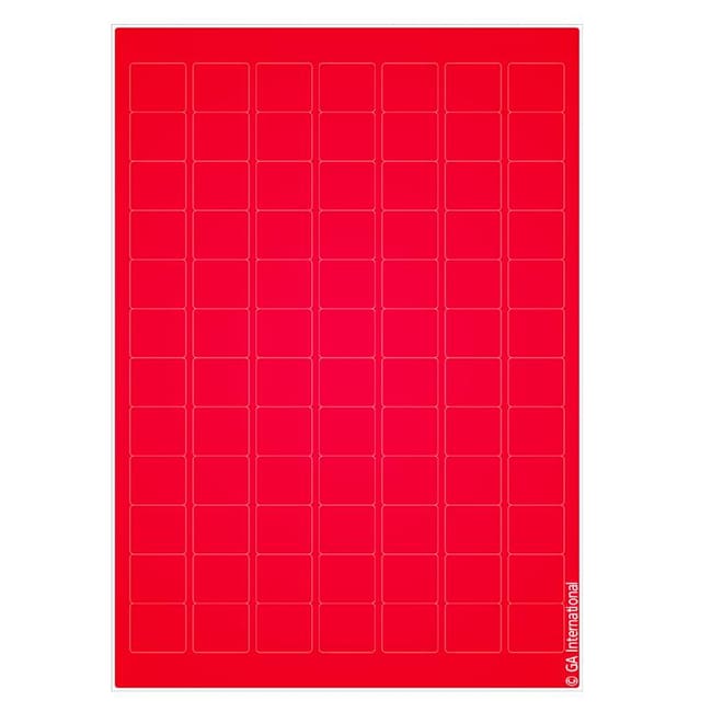 GA International Cryogenic Labels for Laser Printer in Assorted Colors ...