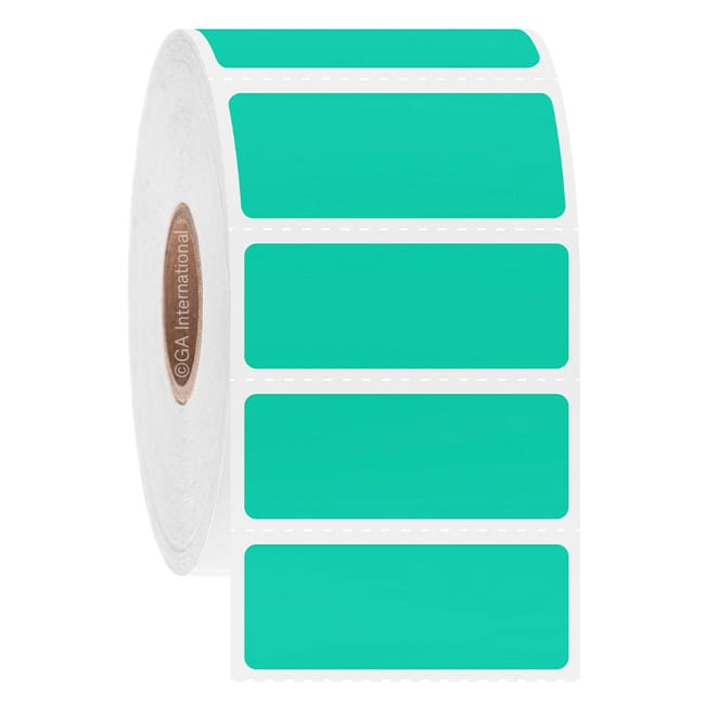 GA International Metal Rack Labels for Barcode and Thermal Printers on ...