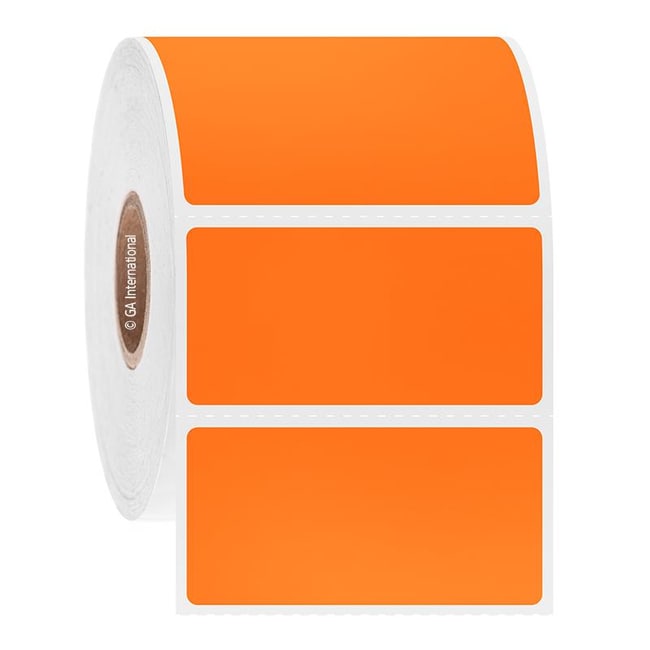 GA International Metal Rack Labels for Barcode and Thermal Printers on ...