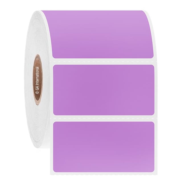 GA International Metal Rack Labels for Barcode and Thermal Printers on ...