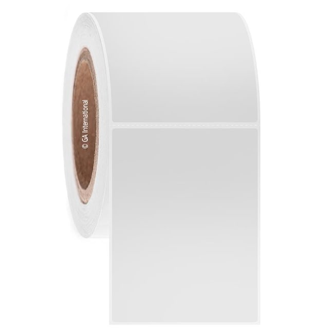 GA International White Deep-Freeze Labels for Thermal-Transfer Barcode ...
