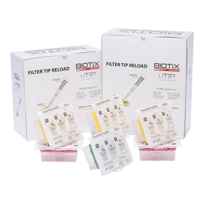 BIOTIX™ Sterile uTIP Filter Tip Reload Universal Compatible Pipette ...