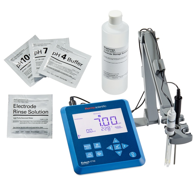 Thermo Scientific Eutech PH 1710 pH Bench Meter pH/mV-Messgerät-Kit ...