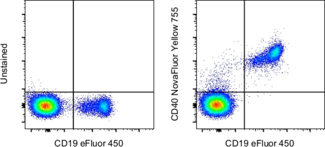 CD40 Monoclonal Antibody (5C3), NovaFluor™ Yellow 755, eBioscience ...
