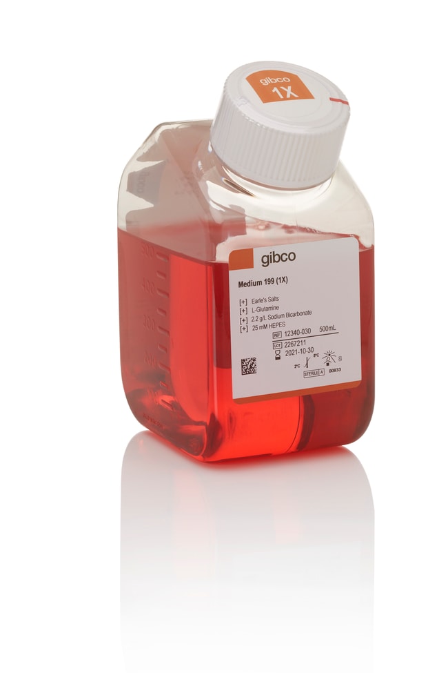 Gibco Medium 199, HEPES 500 mL | Buy Online | Gibco™ | Fisher Scientific