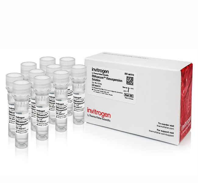 Invitrogen™ RNA secure ™ Resuspension Solution (1 ml Tube) 10 tubes ...