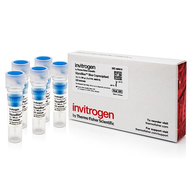 Invitrogen GlycoBlue Coprecipitant (15 mg/mL) 5 x 300μL:Molecular ...