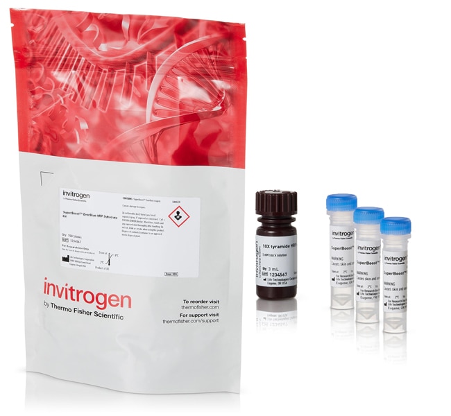 Invitrogen SuperBoost EverRed and EverBlue Colorimetric HRP Kits 150 ...