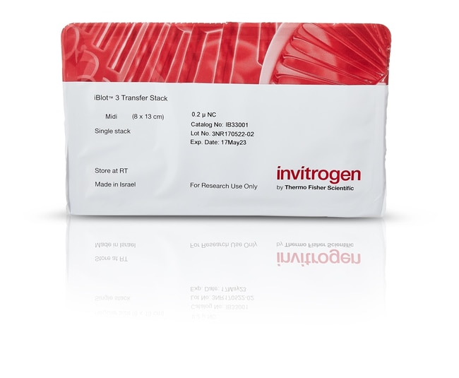 Invitrogen iBlot 3 Transfer Stacks, midi, nitrocellulose 3 x 10 Stacks ...