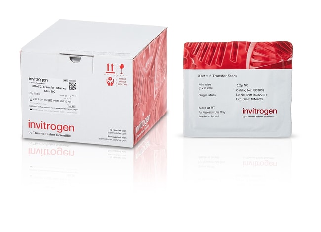 Invitrogen iBlot 3 Transfer Stacks, mini, nitrocellulose Mini ...