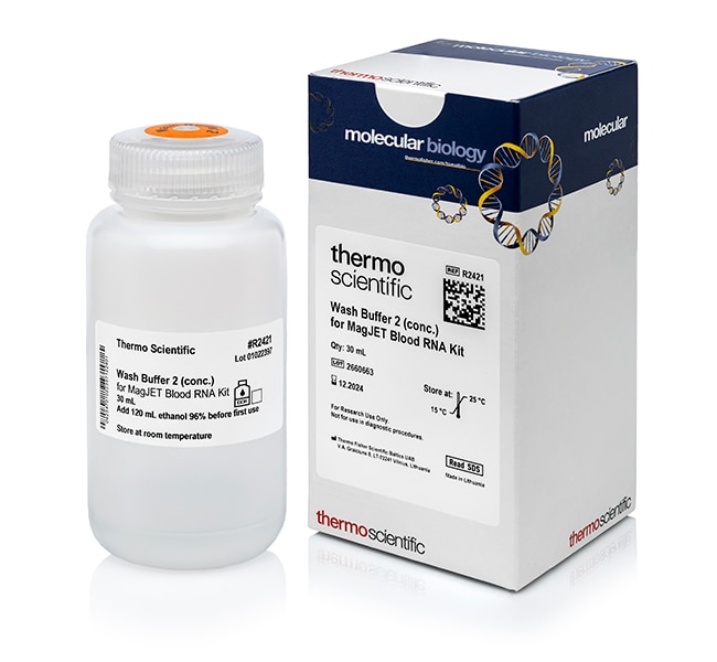 Thermo Scientific™ Wash Buffer 2 for MagJET Blood RNA Kit (concentrated ...