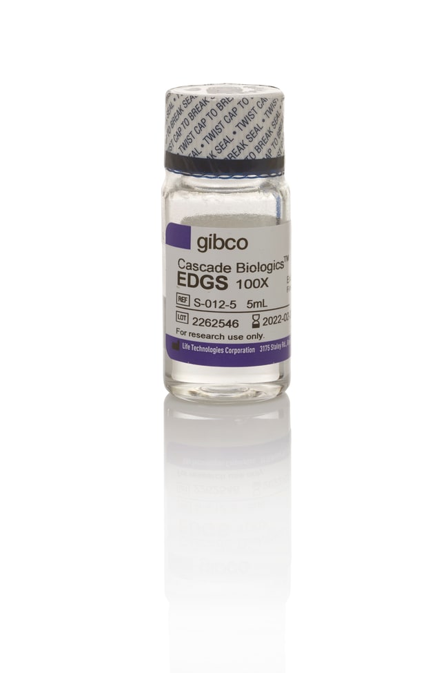 Gibco EpiLife Defined Growth Supplement (EDGS) 5mL:Cell Culture Media ...